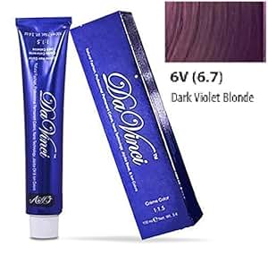 Amazon.com : DaVinci Hair Color 6V - Dark Violet Blonde (3.4 oz ...