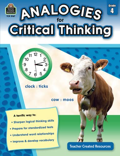 Analogies for Critical Thinking Grade 4: Foster, Ruth: 9781420631678 ...