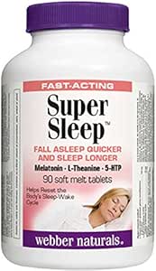 Webber Naturals Super Sleep (90 Tablets), 90 Count: Amazon.ca: Grocery