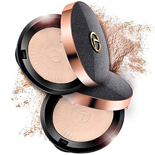 Face Powder Compact Makeup Loose Translucent Foundation Setting Pressed ...