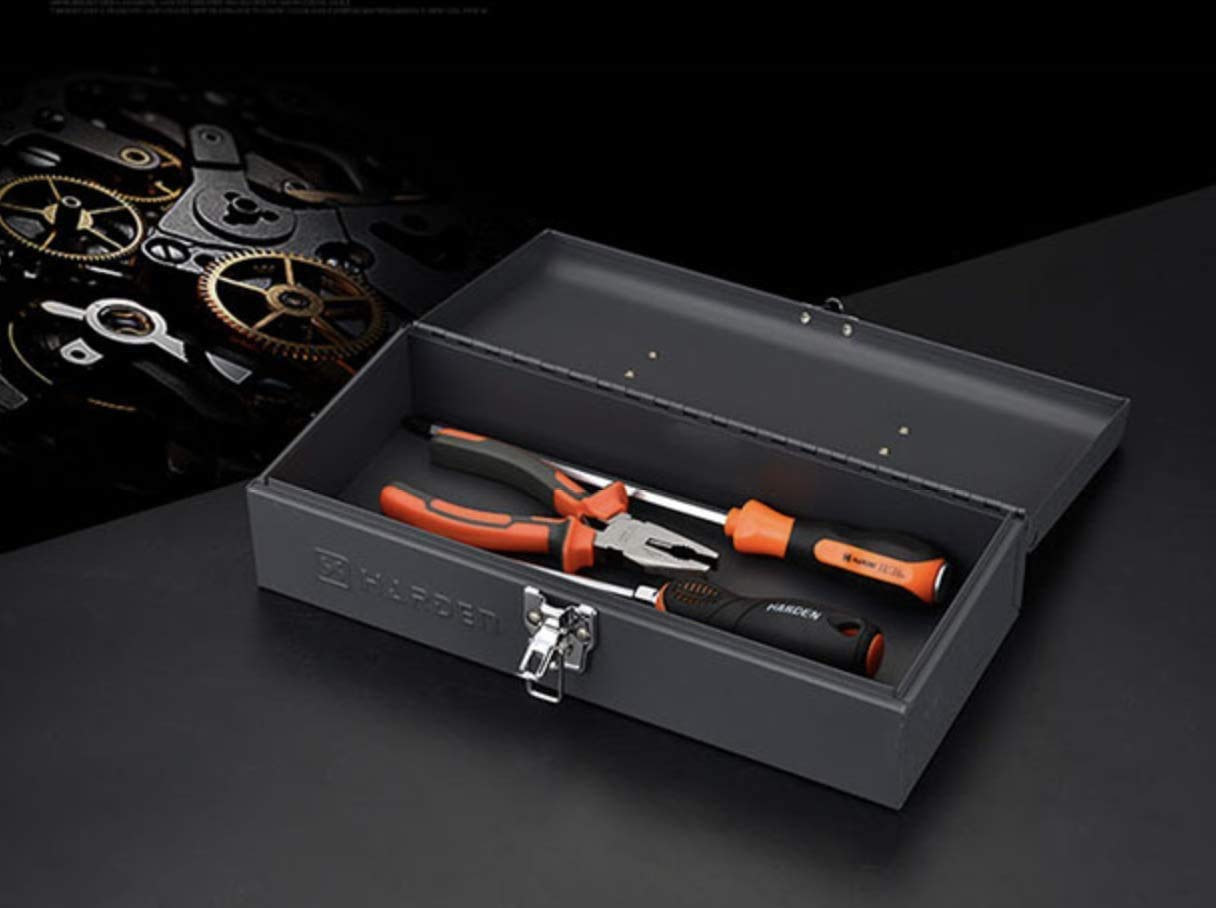 Mua Edward Tools 17" Metal ToolBox - Heavy Duty Portable Tool Box with ...