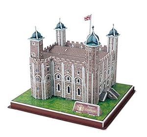 3D Tower of London Replica Landmark Model Puzzle 36 Piece Kit: Amazon ...