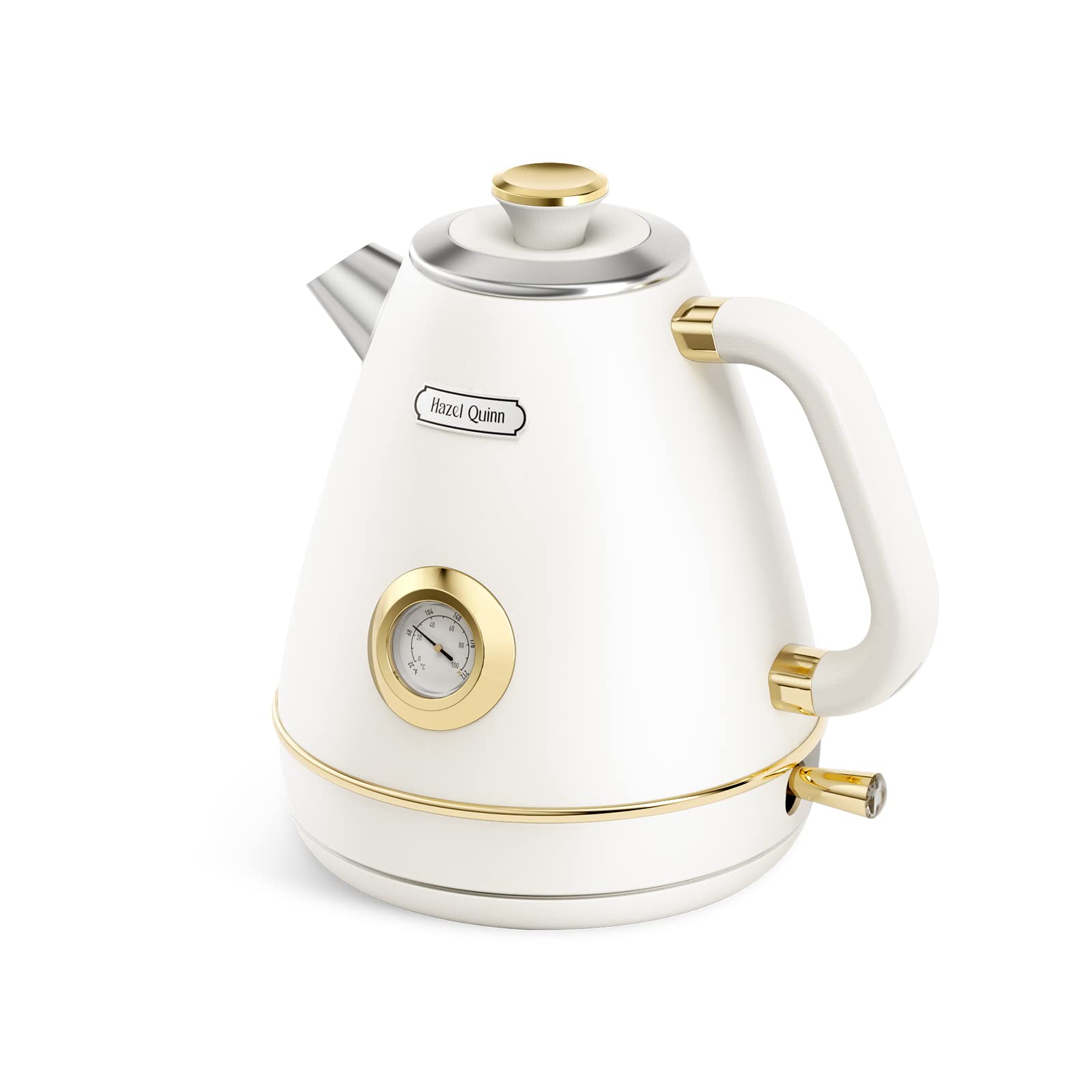 Hazel Quinn Retro Electric Kettle - 1.7 Liters / 57.5 Ounces Tea Kettle ...