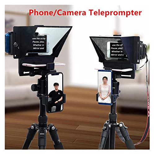 HGCY Teleprompter Smartphones Tablet DSLR Cameras Live Broadcast ...