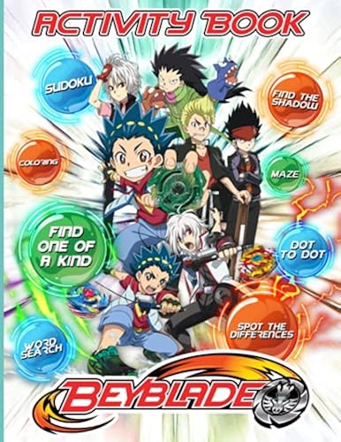 Beyblade Activity Book: The Perfection Adult, Kid Word Search, Find ...
