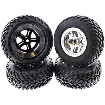Amazon.com: TRAXXAS SLASH WHEELS AND TIRES, THESE TRAXXAS TIRES ARE FOR ...