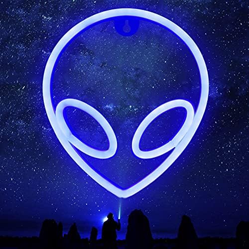 Alien Neon Signs, LED Neon Lights for Wall Decor Alien Cool Stuff ...