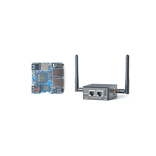 Nanopi R5C Mini WiFi Router OpenWRT with Dual PCIe 2.5Gbps Ethernet M.2 ...