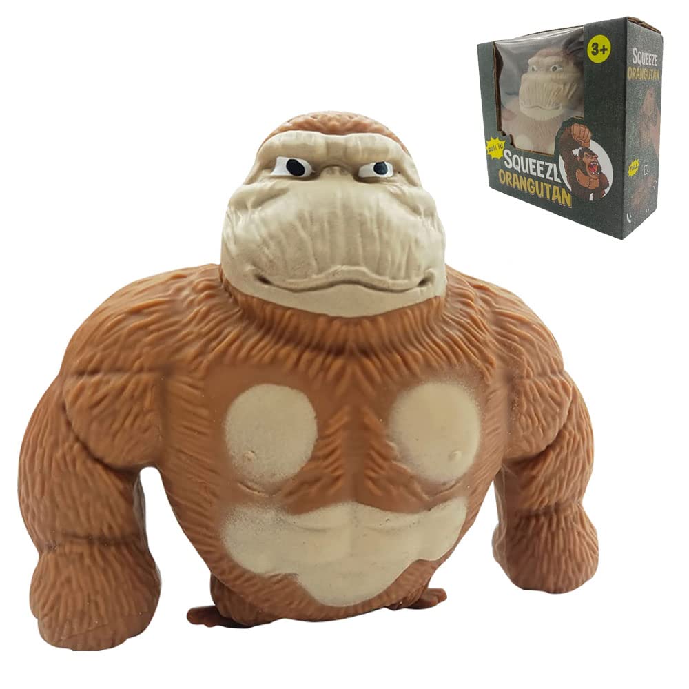 WAYFENGLI Squishy Monkey Toy, Stretchy Gorilla Fidget Toy, Stress ...