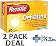 Rennie Deflatine Trapped Wind & Bloatedness Relief Tablets Sugar-Free ...