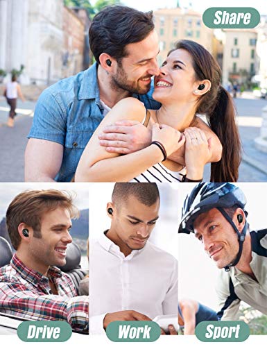 VEATOOL True Wireless Earbuds Bluetooth Headphones 5.0 Volume Control ...