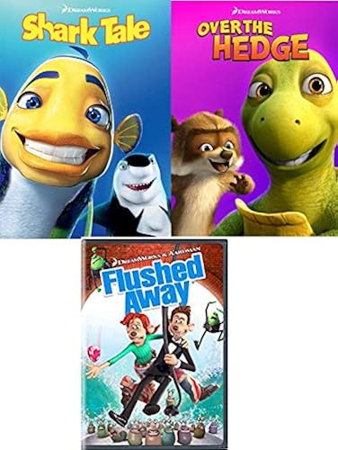 Oceans Toilets & Hedges Cartoon Movie Set Over the Hedge + Shark Tale ...