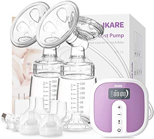 IKARE Double Electric Breast Pumps - Hospital Grade Breastfeeding Milk ...