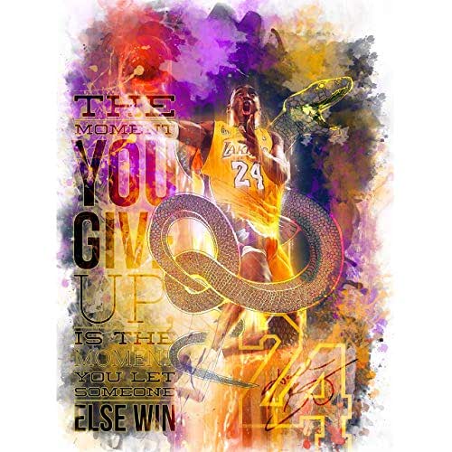 Amazon.com: Kobe Bryant Motivational Quotes Poster Wall Art Decor ...