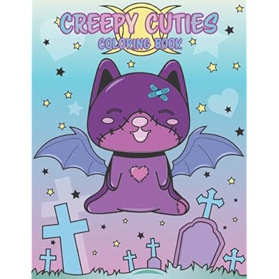 Pastel & Gothic Creepy Cuties Coloring Book Australia | Ubuy