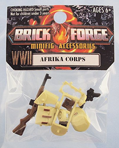 Brickforge WW2 German "Akrika Korps" Minifigure Accessory Pack - Import ...