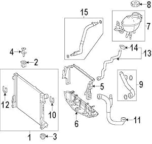 Amazon.com: Mercedes-Benz 204 500 36 03, Radiator: Automotive