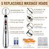 Acupuncture Super Set: 5-Head Electronic Acupuncture Pen + Gua Sha Tool ...