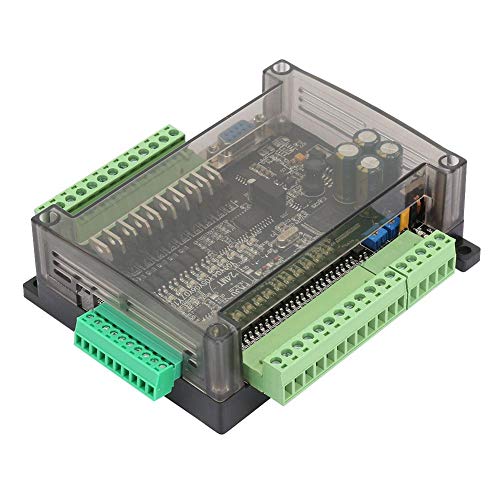 PLC Controller, DC24V Programmable Logic Controller 100K Pulse 32bit MCU Industrial Control ...