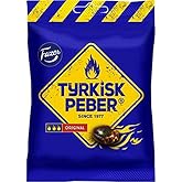 Amazon.com : 4 x bags of 150g Fazer The Original Tyrkisk Peber (Turkish ...