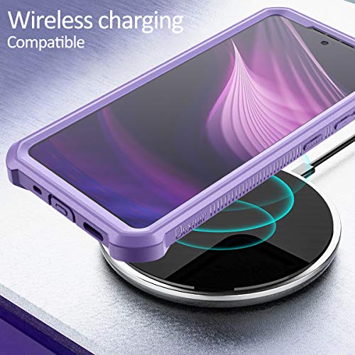 Dexnor Compatible with Samsung Galaxy S20 FE Case with Screen Protector Clear 360 Full Body ...