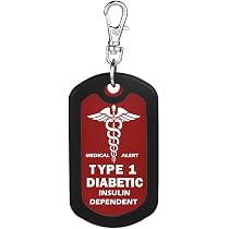 Insulin Dependent Diabetic Sign Orange Marchande Insulin Dependent ...