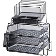 Amazon.com: Lorell Black Mesh/Wire Desktop Organizer, 15.8" x 12.9" x ...