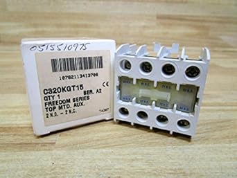 CUTLER HAMMER C320KGT15 Auxiliary Contact, TOP Mounted, with Standard ...