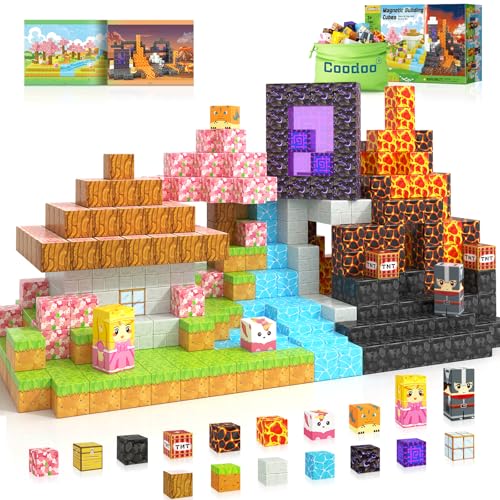 Magnetic Blocks - Build Mine Magnet World Magic Portal Set, Magnetic ...
