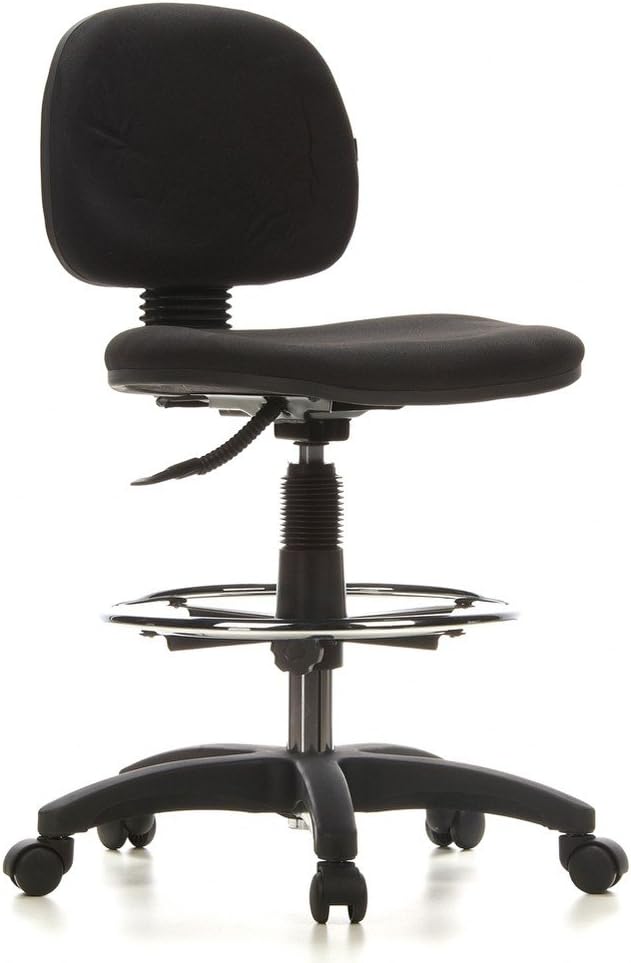 hjh OFFICE 648000 tabouret technique, tabouret de travail WORK 08 noir ...