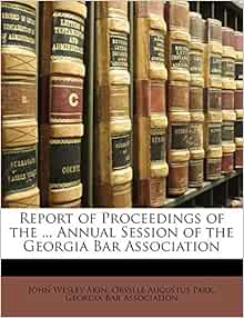 Amazon.com: Report of Proceedings of the ... Annual Session of the ...
