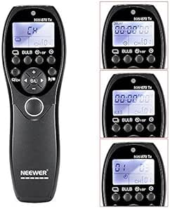 Amazon.com : Neewer NW-870/S2 320 Feet LCD Display Shutter Release Wireless Timer Remote Control ...