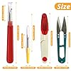 DEFUTAY 7 Pcs Seam Sewing Ripper Set, Thread Remover Kit with 2 ...