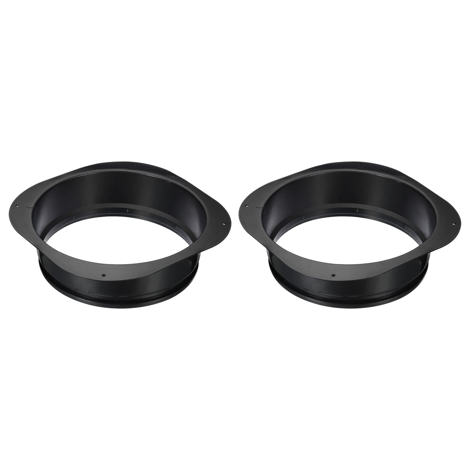 PATIKIL 10" Duct Connector Flange, 2 Pack Dryer Vent Wall Plate Square ...