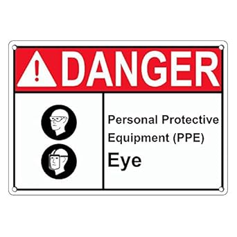 Weatherproof Plastic ANSI Danger Live Steam Sign with English Text and ...