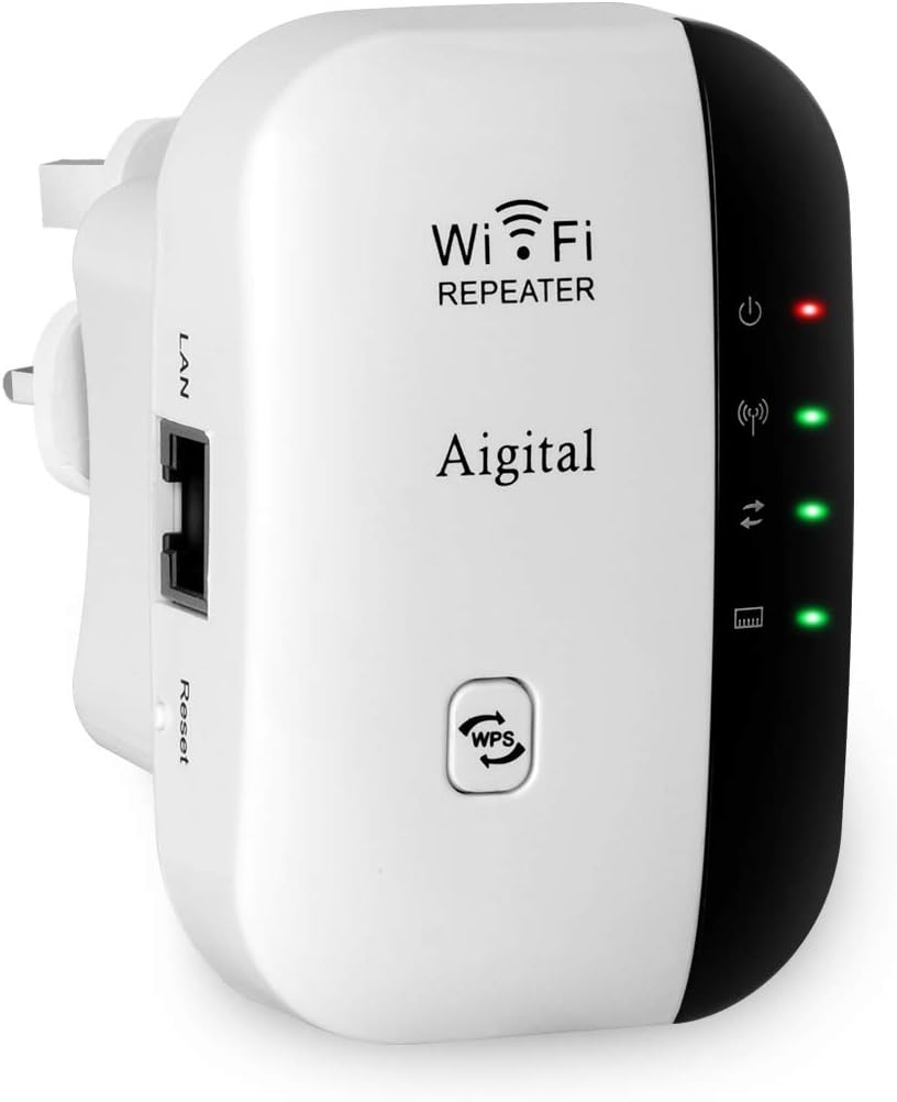 WiFi Booster, 300Mbps WiFi Range Extender Wi-Fi Blast 2.4GHz with ...