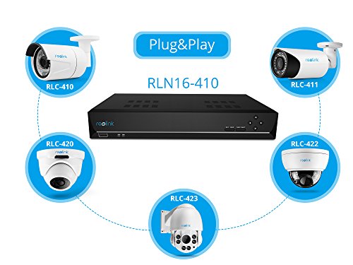Reolink PoE NVR 16 Channel Includes 3TB-FBA_RLN16-410 | CAMERA SECURITY ...