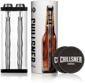 Amazon.com: Corkcicle Chillsner, Beer Chiller Stick for Bottle, 2-Pack ...