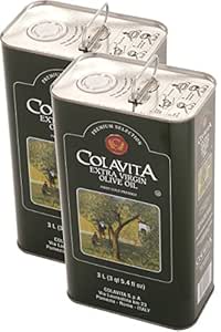 Amazon.com : Colavita Extra Virgin Olive Oil Oils, 101-Ounce Tins (Pack ...