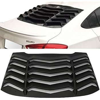 Amazon.com: Windshield Louver Fits 2016-2017 Chevy Cruze | Rear Window ...