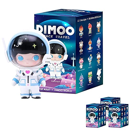 POP MART Dimoo Space-3PC Collection Blind Boxes, Little Art Toy ...