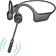 Amazon.com: EARTEANA Bone Conduction Headphones with Mic, Open-Ear Bluetooth Headphones with ...