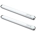 2pack F15T12-CW Cool White 15Watt Fluorescent Light Bulb,18inch 4100K ...