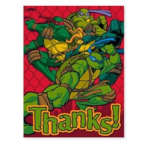 Amazon.com: TMNT Teenage Mutant Ninja Turtles Thank You Notes with ...