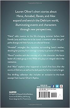 Amazon.com: Delirium Stories: Hana, Annabel, Raven, and Alex (Delirium ...