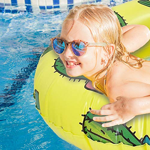 6 Pack Inflatable Pool Tubes for Kids, Toddler Dinosaur Inner Tubes for ...