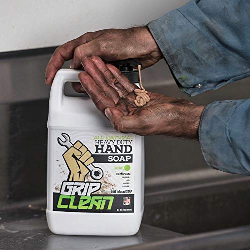 Grip Clean | Ultra Heavy Duty Waterless Hand Cleaner | Dirt-Infused ...