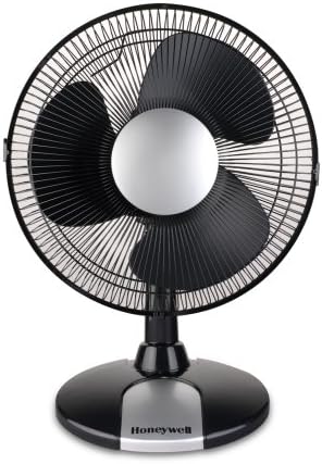 Honeywell HT-109E Oscillating Table Fan – 9 inch, Black – BigaMart