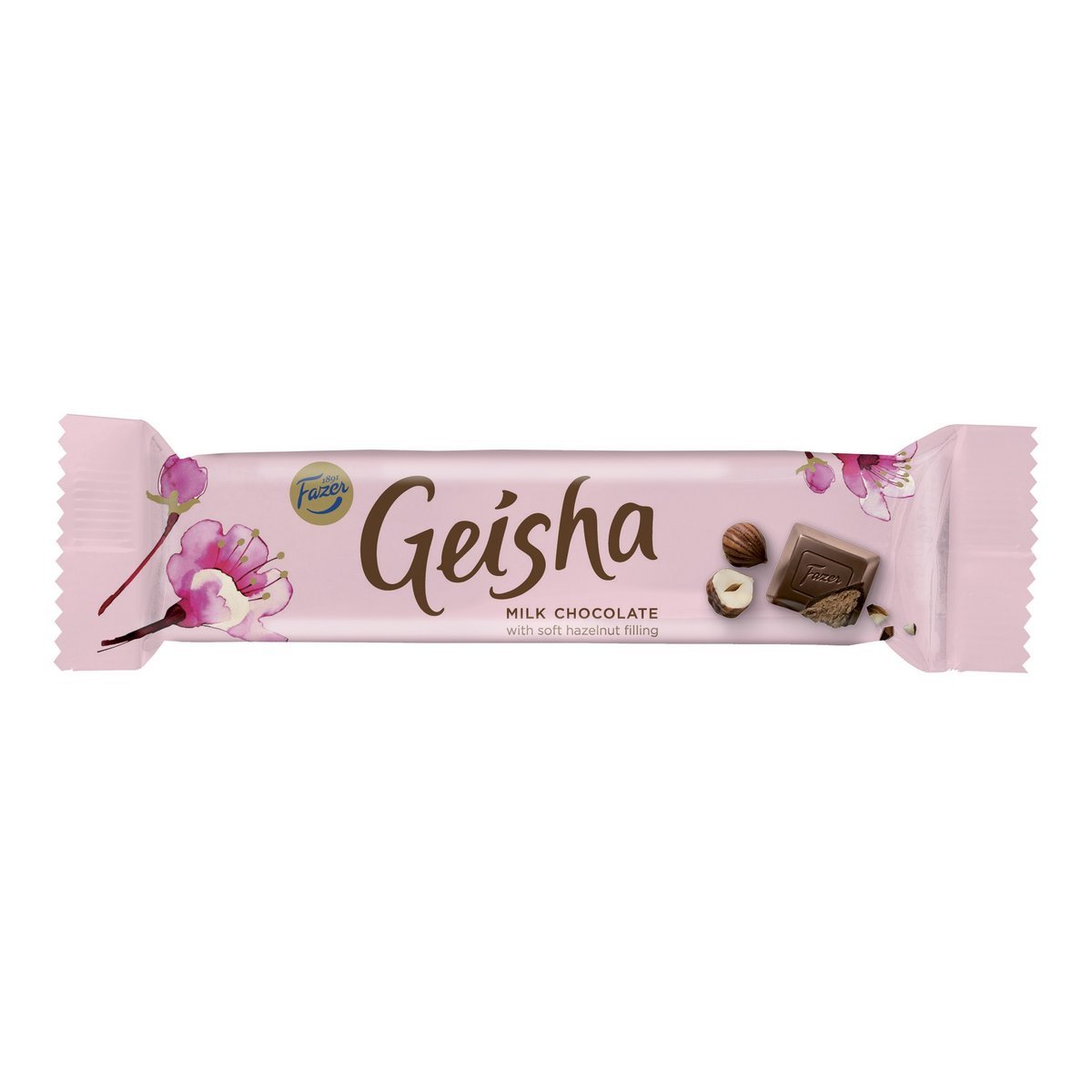 5 Bars X 37g Of Fazer Geisha - Original - Finnish - Milk Chocolate With ...