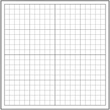 Amazon.com: poster board with grid lines